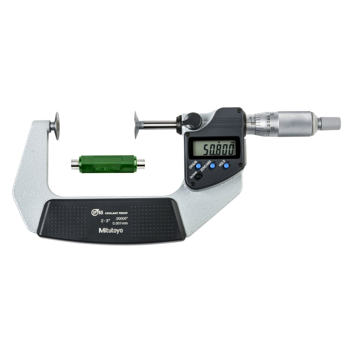 mitutoyo 323-352-30 series 323 digimatic disk micrometer, 2 a 3" - Abaa ...