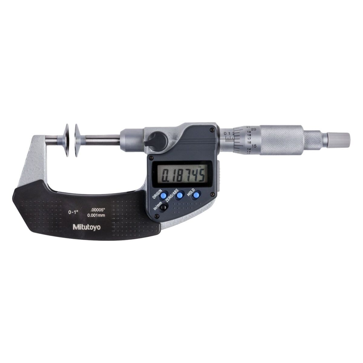 mitutoyo 369-350-30 series 369 digimatic disc micrometer con husillo no ...